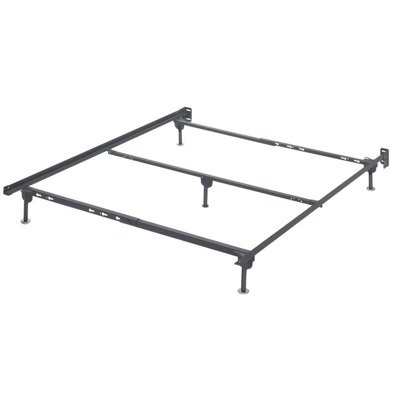 Rolling bed frame queen store