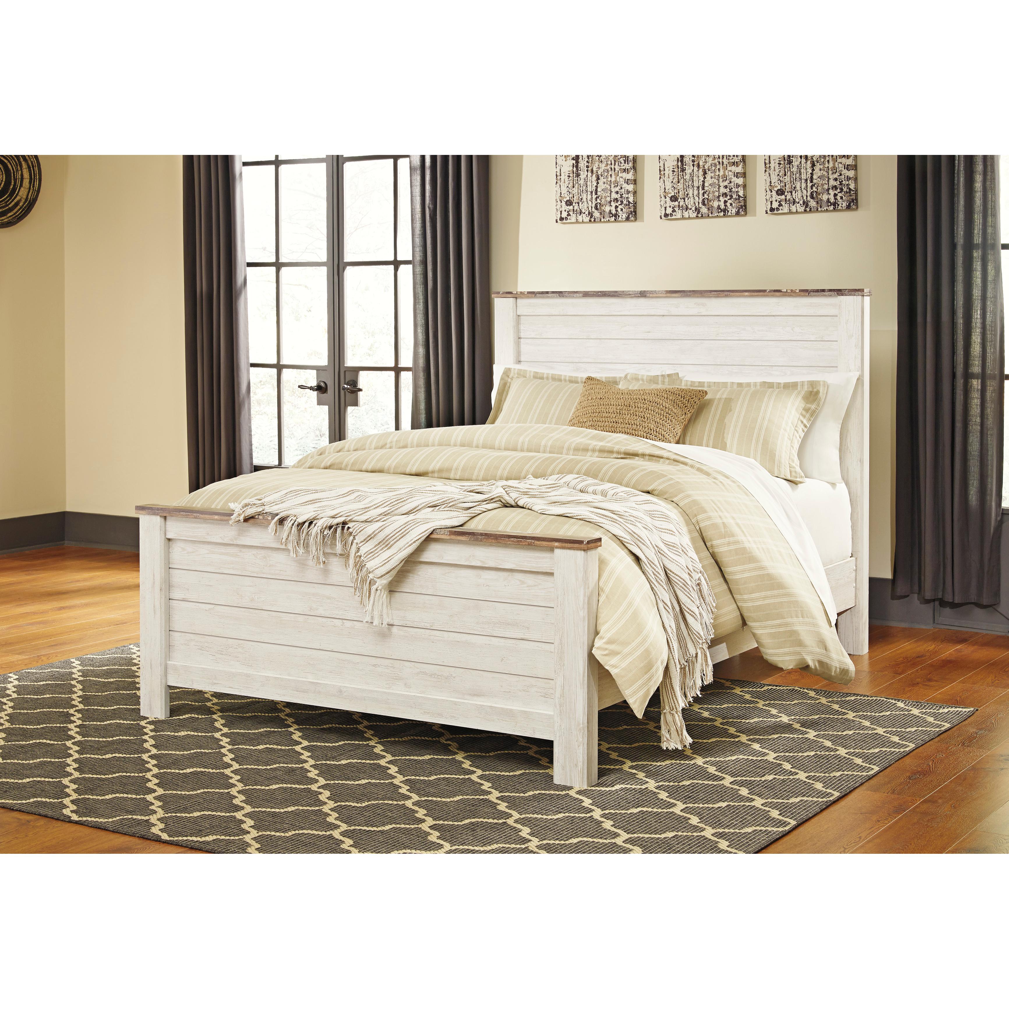 Signature Design by Ashley Willowton Queen Panel Bed B267 57 B267 54 B