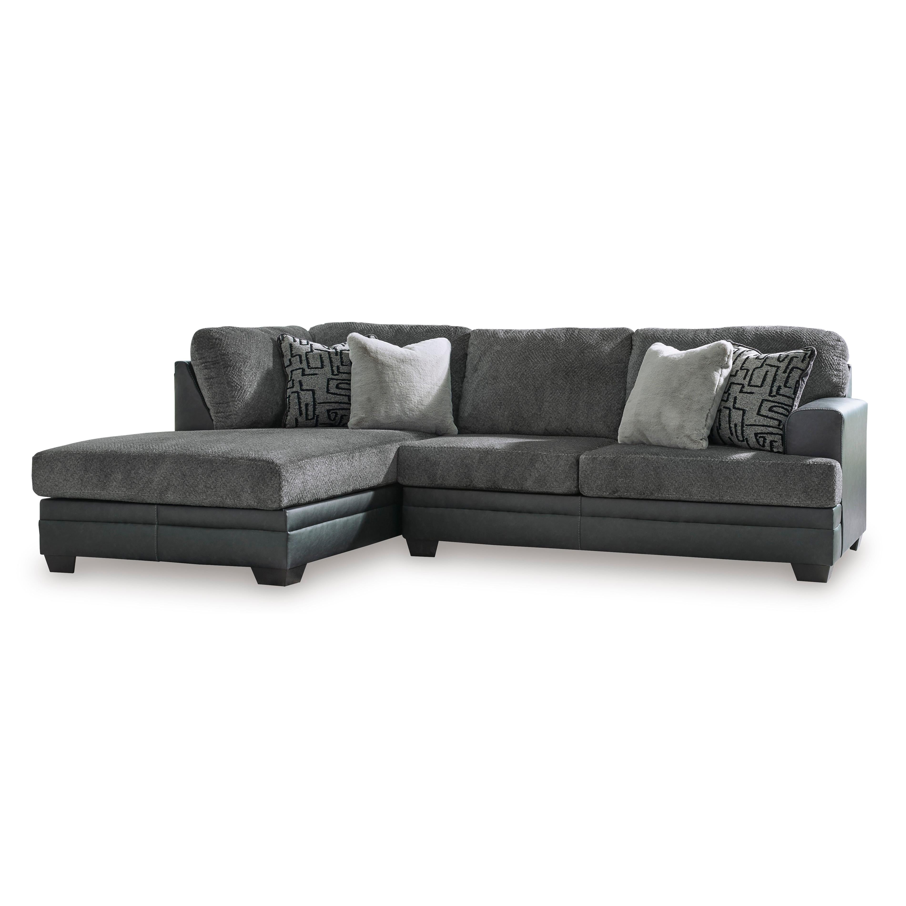 Benchcraft kumasi smoke chaise sectional stores store