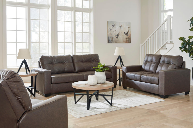 Benchcraft Barlin Mills 17003U2 3 pc Sofa Loveseat and Recliner Set