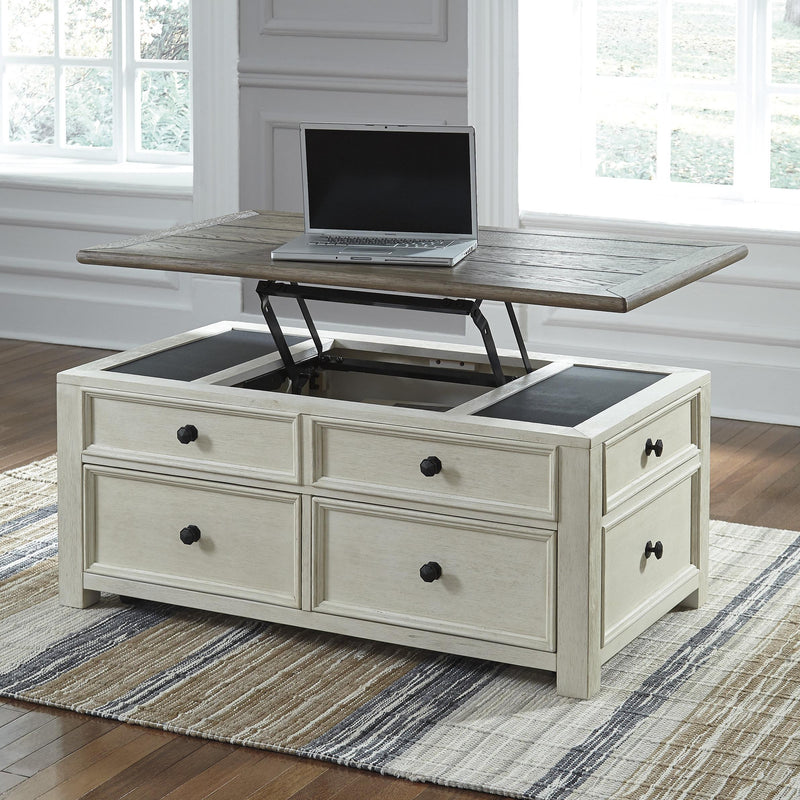Signature Design by Ashley Bolanburg Lift Top Cocktail Table T637 20