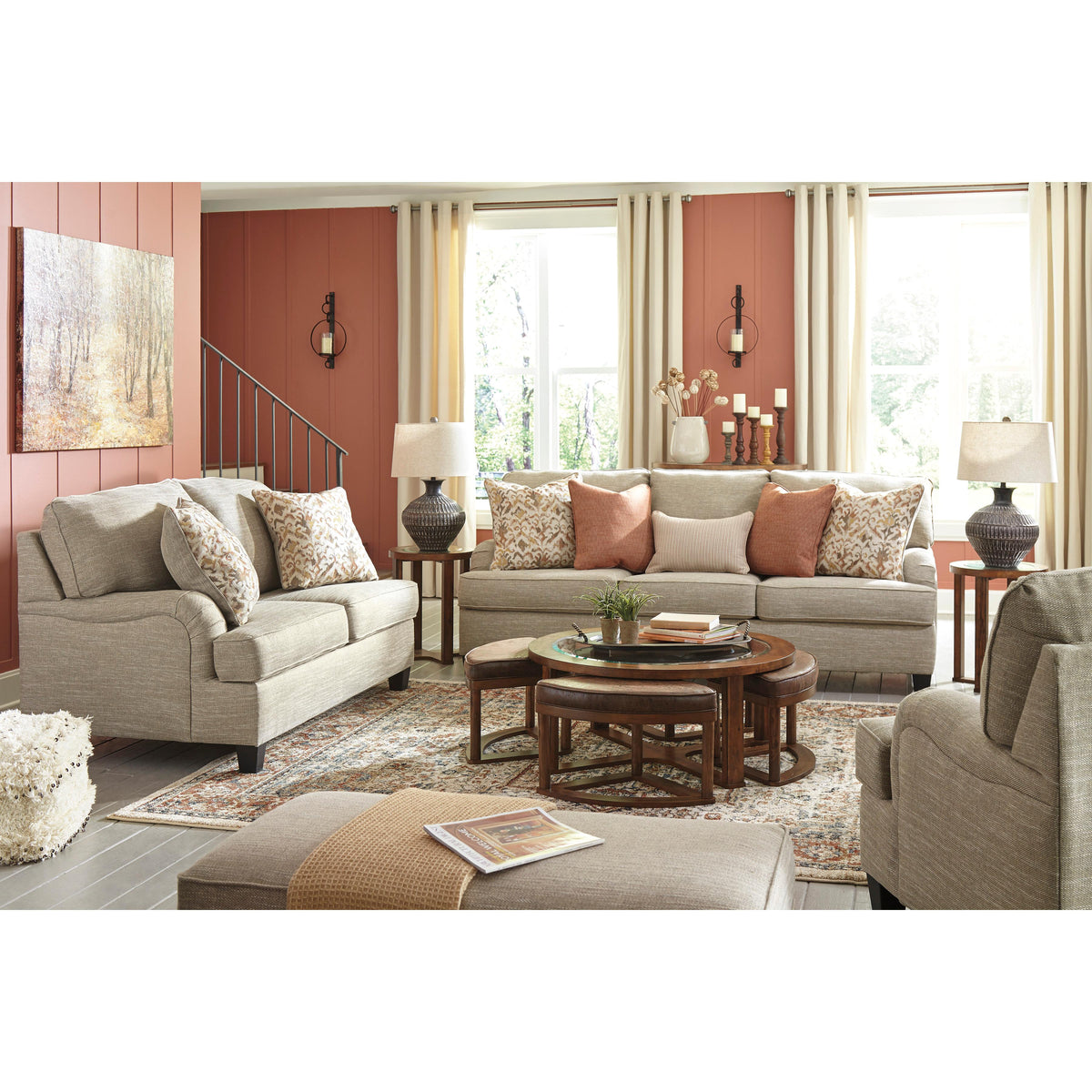 Signature Design by Ashley Almanza Stationary Fabric Chair 3080323
