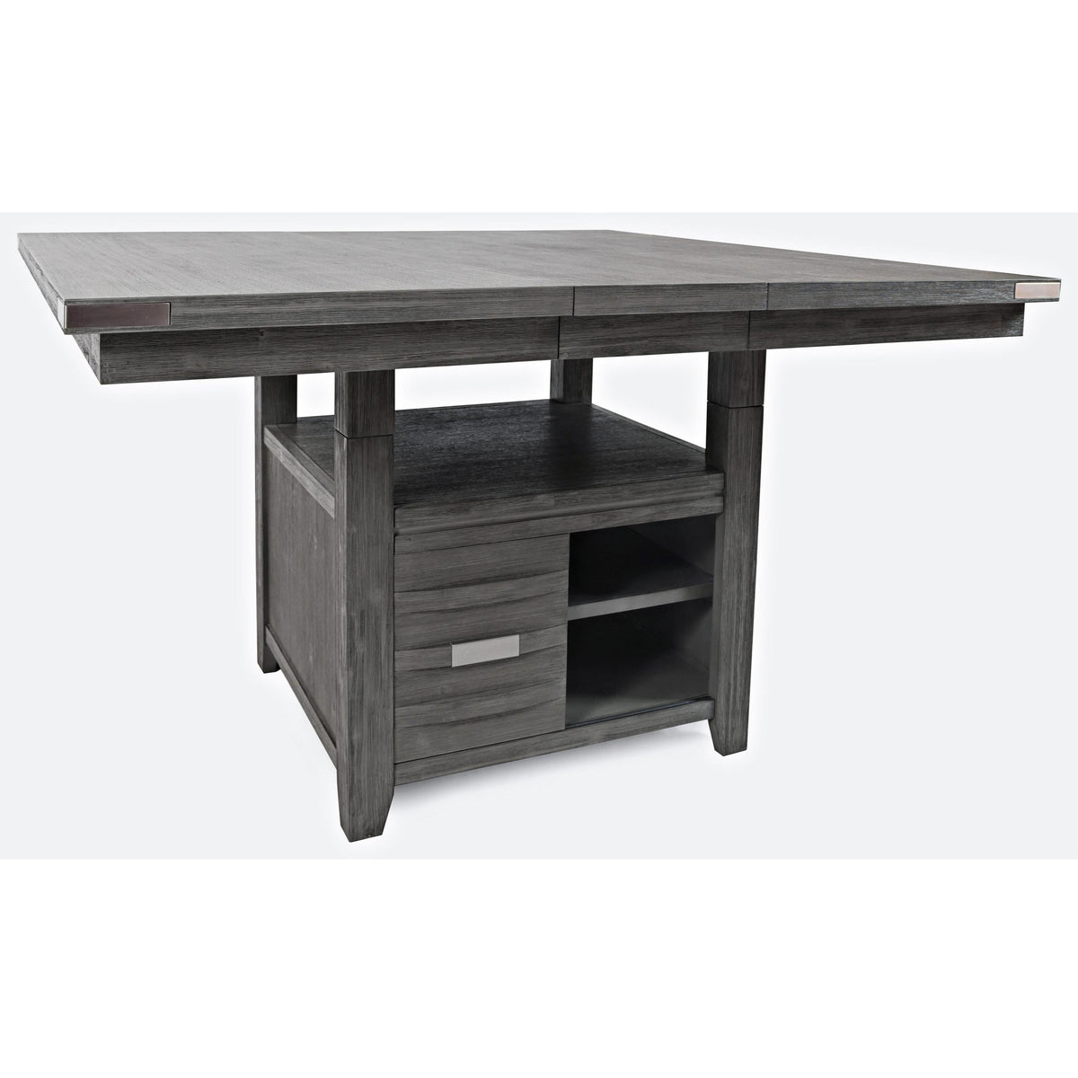 Jofran Square Altamonte Pub Height Dining Table with Pedestal Base 185