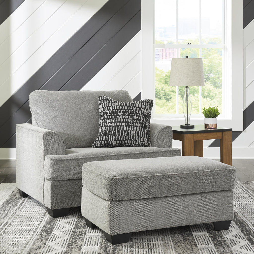Signature design by ashley chair and a half store